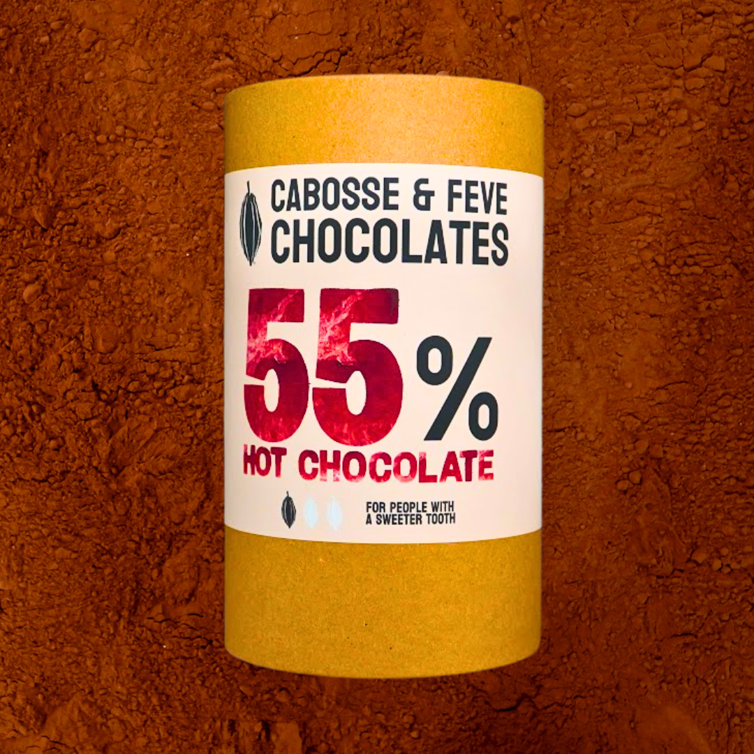 55% hot chocolate | Cabosse & Feve Chocolates