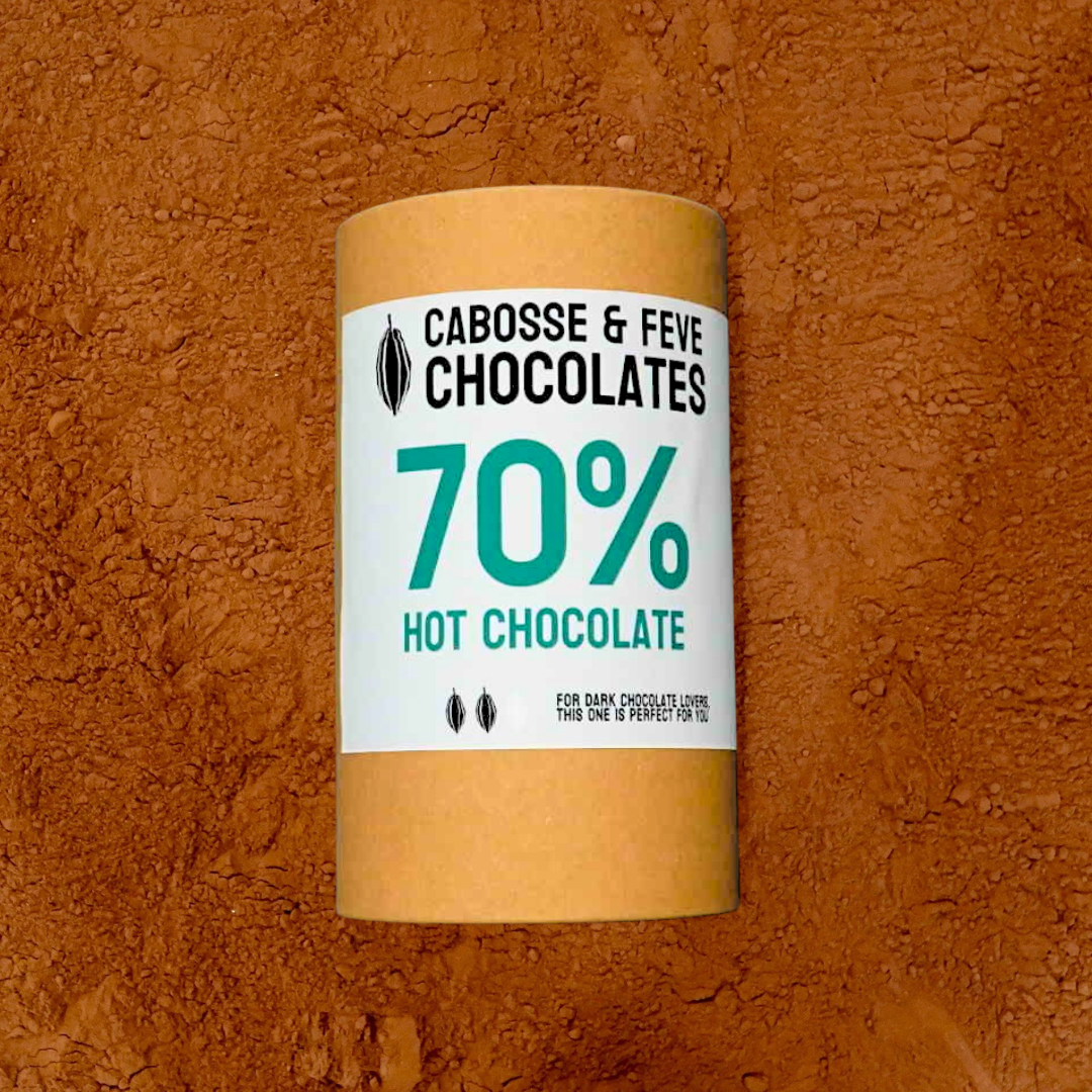 70% hot chocolate | Cabosse & Feve Chocolates