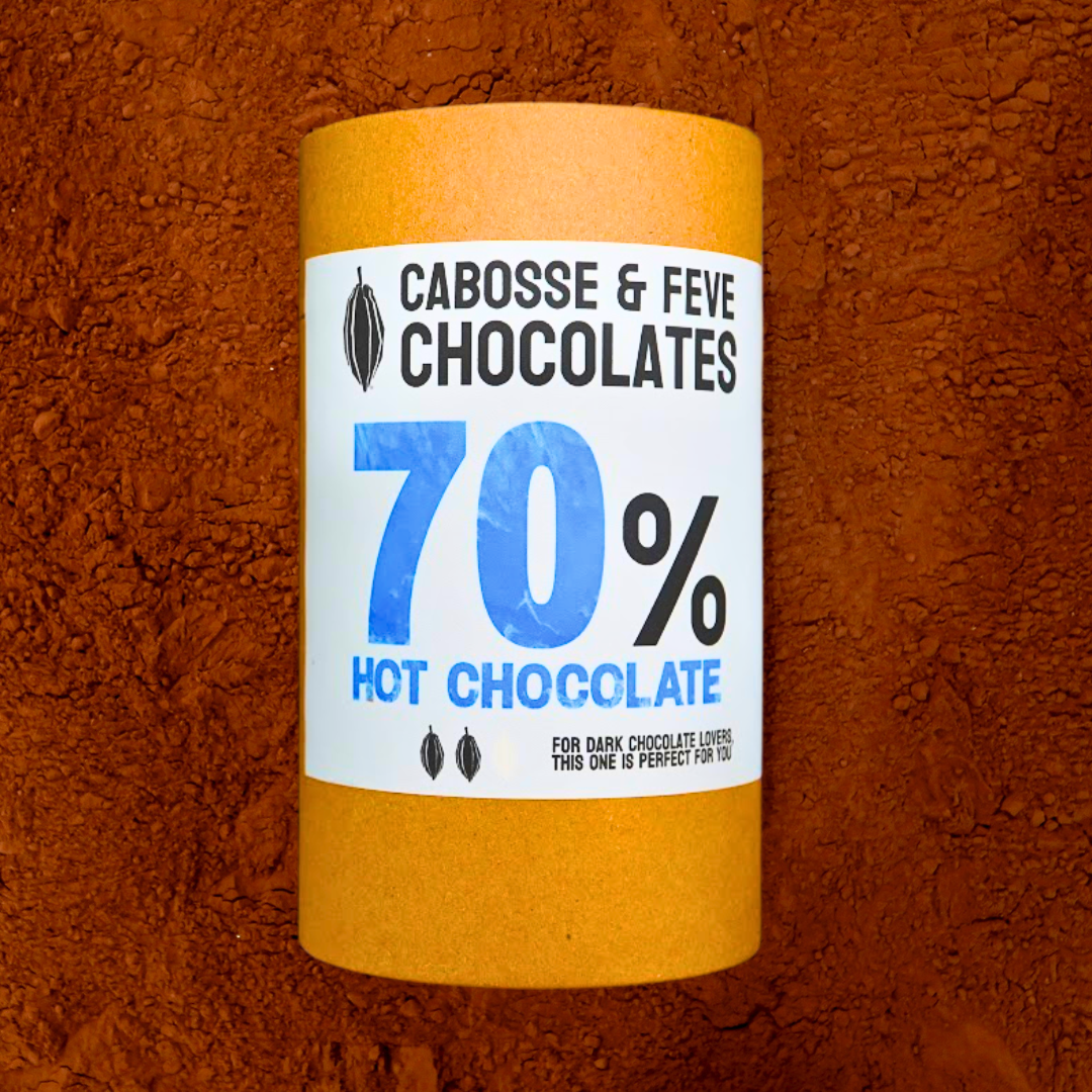 70% hot chocolate | Cabosse & Feve Chocolates